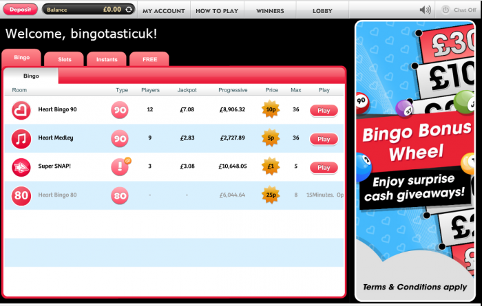 Heart Bingo Review | You Have £40 Bonus Cash Here!
