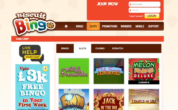 Biscuit Bingo | You Have £30 Bonus Cash Here!